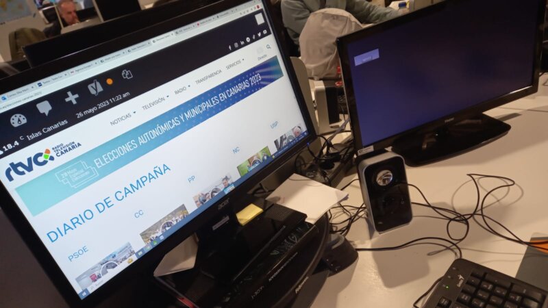 Las elecciones, al instante en la web y redes de RTVC - Radio Televisión Canaria