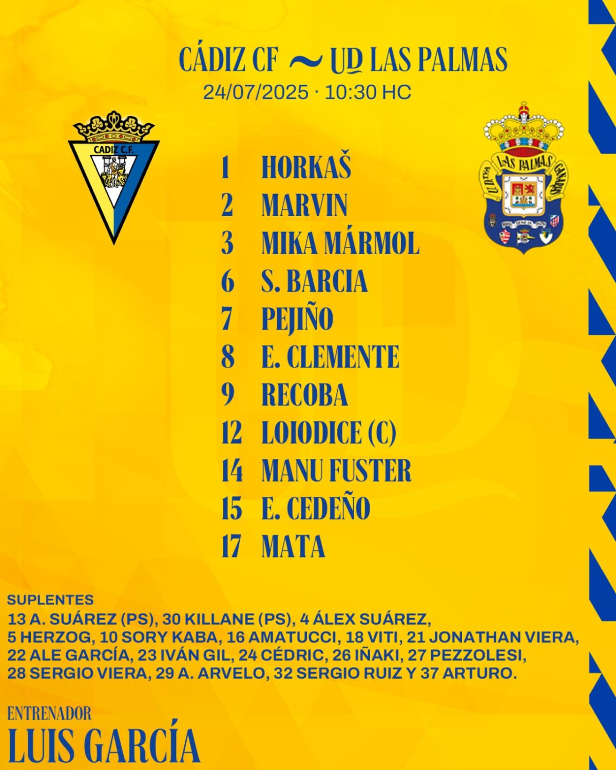 2 - 1 Cádiz CF vs UD Las Palmas