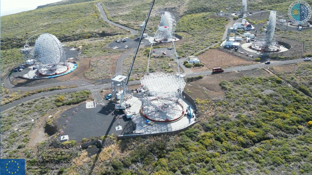 El IAC completa la instalación de la red de telescopios Cherenkov